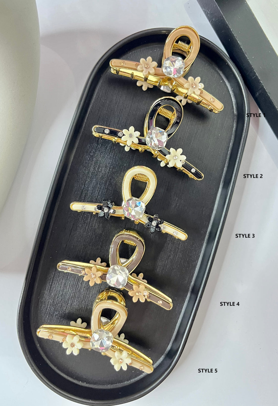 Luxe Bofeini Flower Claw Clip ( Medium) – KOJESHA