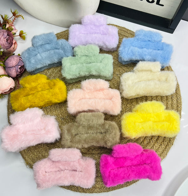 Fur Claw Clips | Fur Hair Accessories – KOJESHA